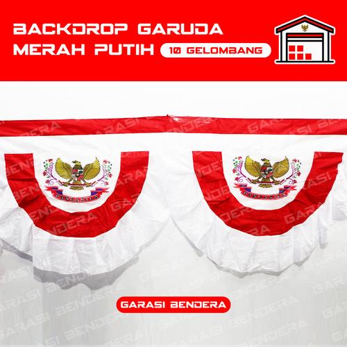 Jual Bendera Gelombang Merah Putih Bendera Panjang Background Indonesia ...