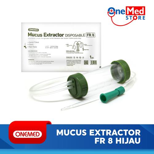 Jual Mucus Extractor FR 8 Hijau OneMed Penyedot Lendir Bayi Onemed ...