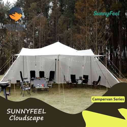 Jual SUNNYFEEL Cloudscape Big Canopy Tent 8P Tenda Kanopi Camping Campervan - Small - Kota ...