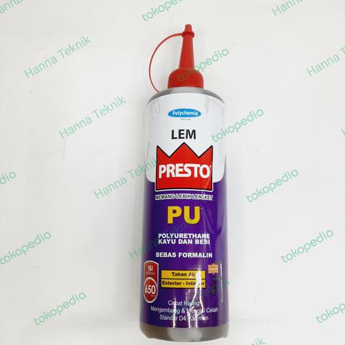 Jual Lem PU / Polyurethane Lem Kayu Basah 650 Gram PRESTO - Kota Depok ...