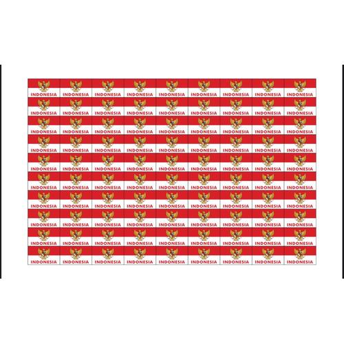 Jual stiker wajah bendera merah putih / bendera indonesia stiker muka ...