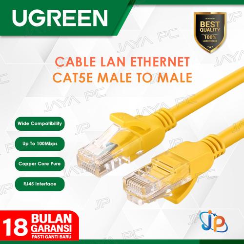 Jual UGreen Cable RJ45 LAN Cat5E UTP Ethernet Male To Male - 11233 - 5M ...