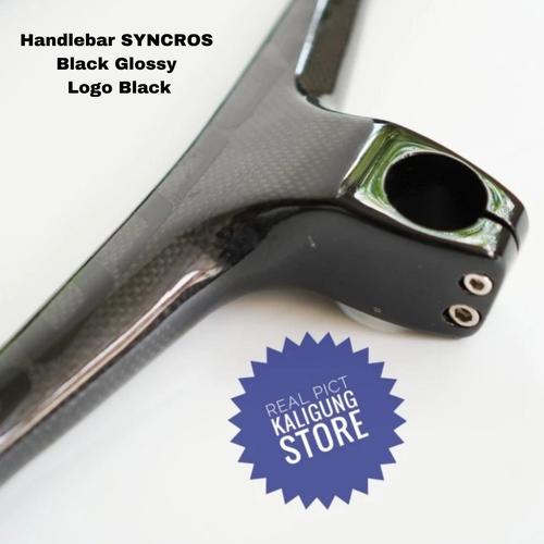 Promo SYNCROS Handlebar Full Carbon Glossy Integrated - Stang Sepeda ...