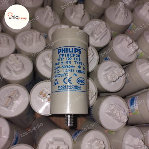 Jual Philips Kapasitor 18uf / Capasitor 18 micro / CP18CP18 Philips ...