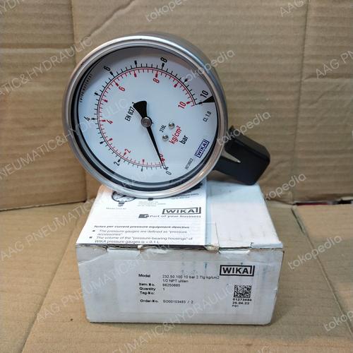 Jual PRESSURE GAUGE WIKA 232.50.100 10BAR 1/2 NPT - Jakarta Barat - AAG PNEUMATIC&HYDRAULIC ...