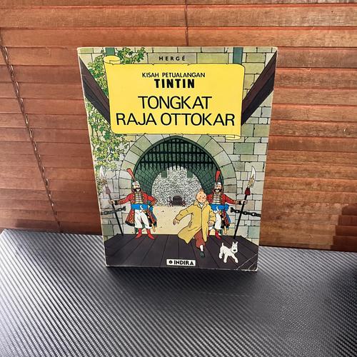 Jual Majalah komik tintin Indira buku antik langka tongkat raja ottokar ...