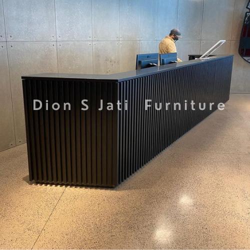 Jual receptionist desk meja resepsionis hotel meja resepsionis ...