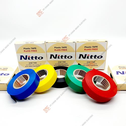 Jual Isolasi Nitto 2107 TVH Electrical Tape Solasi Listrik ROHS Free ...