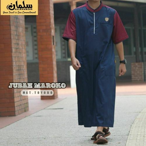 Jual Jubah Toyobo Maroco, Salman Wear - Maroon, M - Kota Bekasi ...