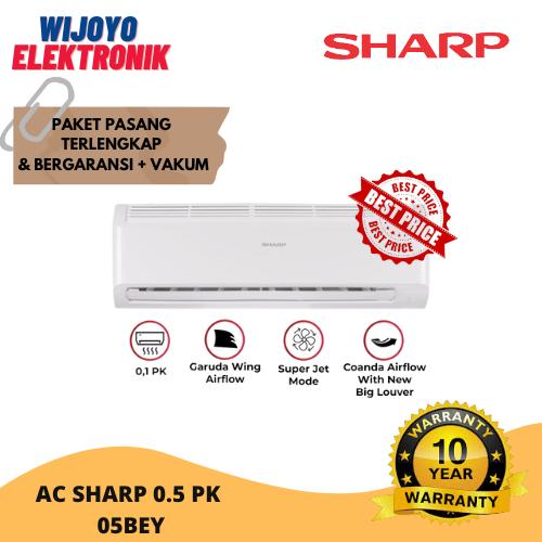 Jual FREE ONGKIR Ac Sharp Split 1/2PK AH-A5SAY THAILAND - 5BEY UNIT ...