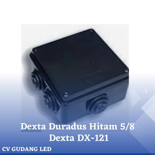 Jual Duradus / Doradus Kotak / Junction Box 5/8 Hitam Dexta DX-121 ...