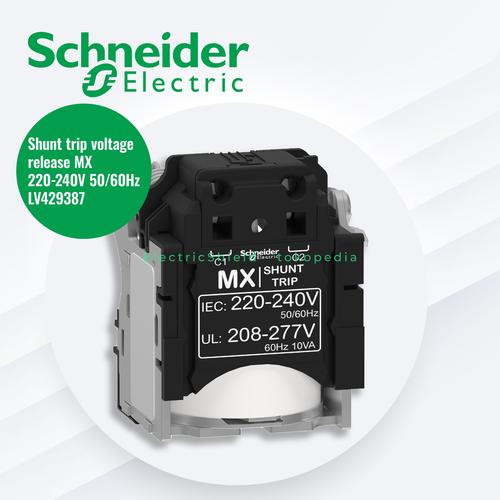 Jual Shunt trip voltage release MX 220-240V 50/60Hz - LV429387 ...