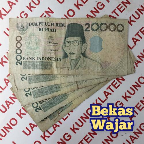 Jual Bekas 20000 Rupiah Dewantoro Tahun 1998 Rp 20.000 Uang Kertas Kuno ...