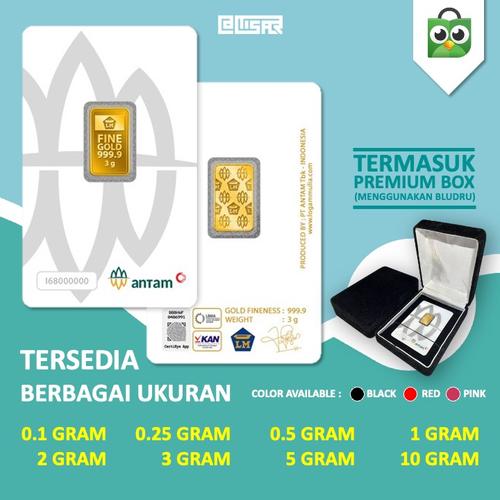 Jual LM Logam Mulia Emas Antam 5 gram gr Kado Gift Dokter Perawat Medis ...