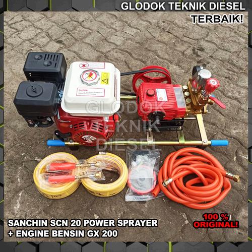 Jual Sanchin Mesin Power Sprayer SCN 20 + Dinamo Listrik Full Tembaga ...