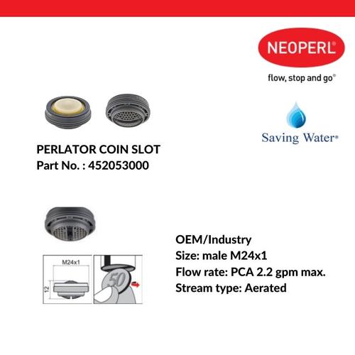 Jual Neoperl Coin Slot Aerator 2.2 Gallon (8.4 Liter)/Menit - Jakarta ...