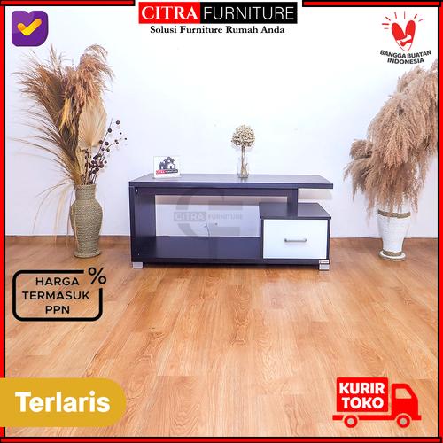 Promo Meja Tamu Minimalis laci montana - ESPRESSO WHITE - Jakarta Pusat ...