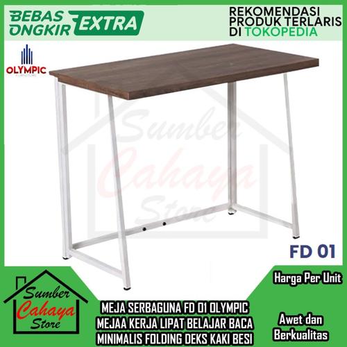 Jual [Kargo] MEJA SERBAGUNA FD O1 OLYMPIC MEJAA KERJA BELAJAR LIPAT ...