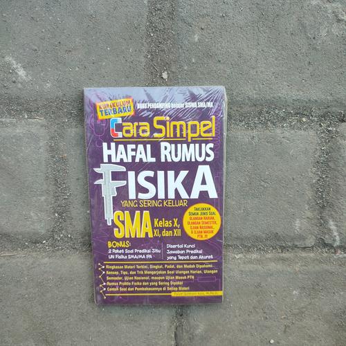 Jual cara simpel hafal rumus fisika SMA - Kab. Bantul - Raja murah book ...