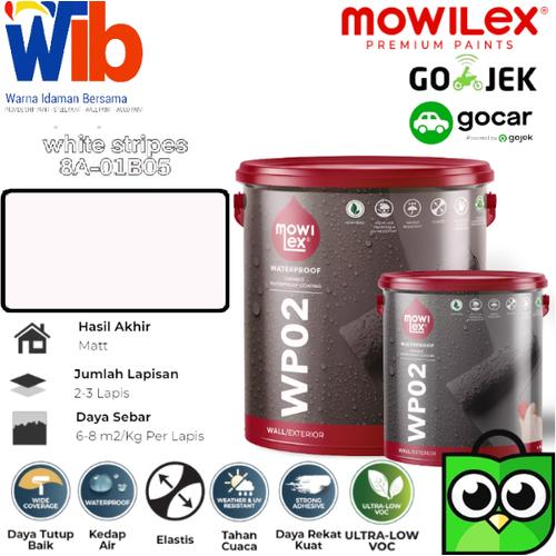 Jual CAT MOWILEX WATERPROOFING WP02 White Stripes - Tinting 4KG - Kota ...