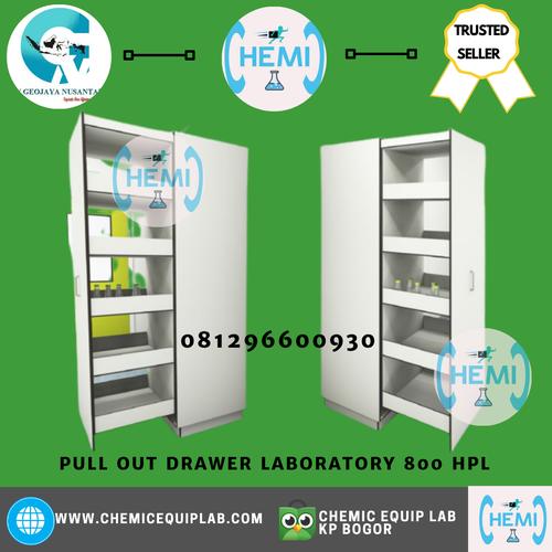 Jual PULL OUT LABORATORY CABINET LEMARI PENYIMPANAN ALAT LAB 800 HPL - Kab. Bogor - Chemic Equip ...