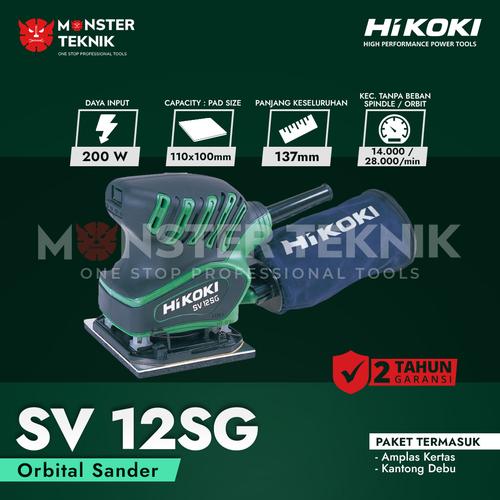 Jual Mesin Amplas 110mm Hitachi SV 12SG Orbital Sander 200Watt SV12SG - Jakarta Pusat - Monster ...