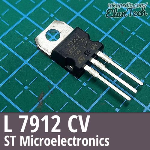 Jual IC 7912 Negative Regulator 12V 1.5A Original ST L7912 L7912CV ...