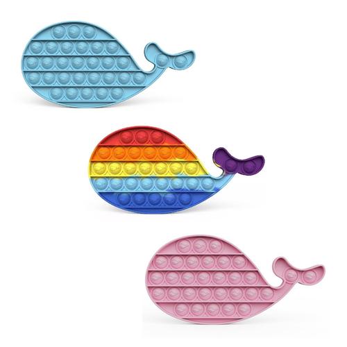 Jual Pop It Fidget Toy Popit Bubble Mainan Viral Anak Sea Animal Whale ...