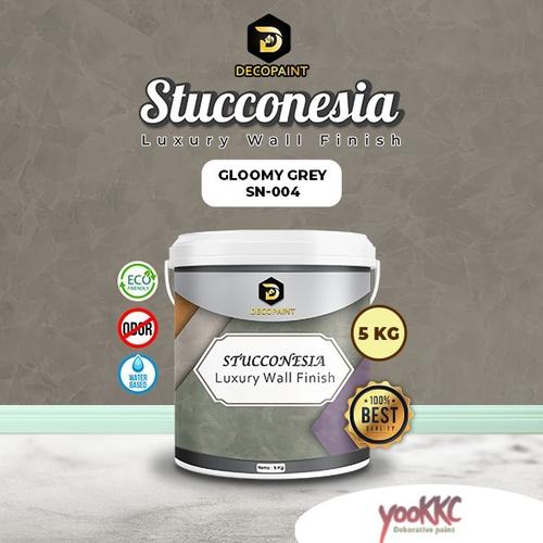Jual Cat Dekoratif Stucco Semen Ekspos Stucconesia Glommy Grey 5kg - Jakarta Timur ...