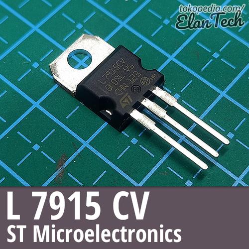 Jual IC 7915 Negative Regulator 15V 1.5A Original ST L7915 L7915CV Elantech - Jakarta Pusat ...