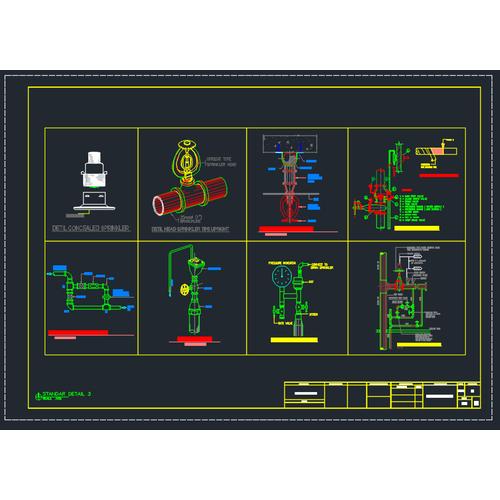 Jual PAKET GAMBAR CAD HYDRANT DAN SPRINKLER - Kab. Karawang - dhibud ...