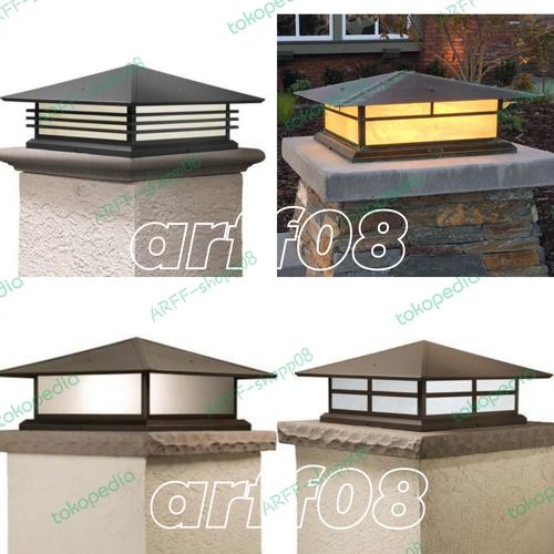 Jual LAMPU TAMAN RUMAH LAMPU PAGAR MINIMALIS MODERN - motif polos-06 ...