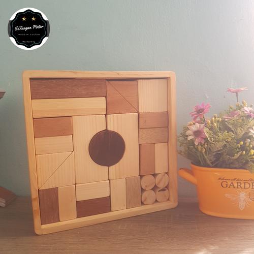 Jual Puzzle Kayu Pazel Kayu Wooden Block Puzzle Game - Kab. Tangerang ...
