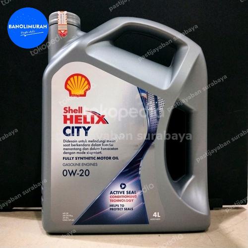 Jual Oli Shell Helix City 0W-20 4L Galon Fully Synthetic for Gasoline ...