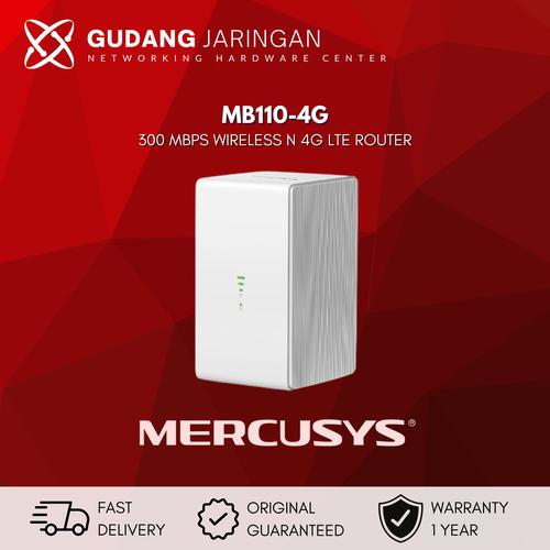 Jual MERCUSYS MB110-4G 300 MBPS WIRELESS N 4G LTE ROUTER - Jakarta ...