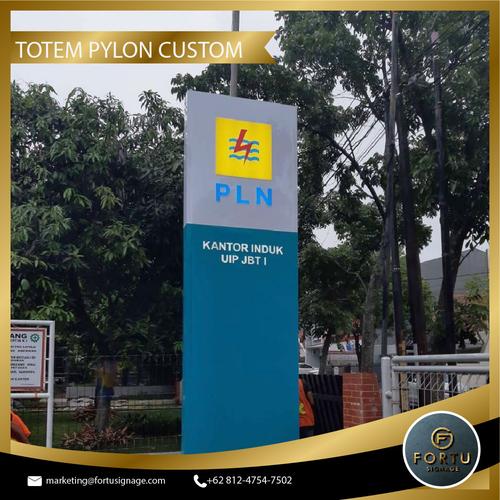 Jual Totem Pylon / Sign Led / Custom Papan Sign 1 Sisi dan 2 Sisi ...