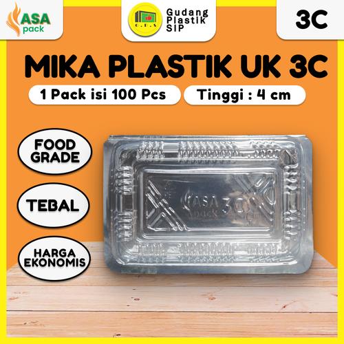 Jual Mika Plastik Kue dan Makanan UK 3C isi 100 Pcs/ Food Grade - Kab ...