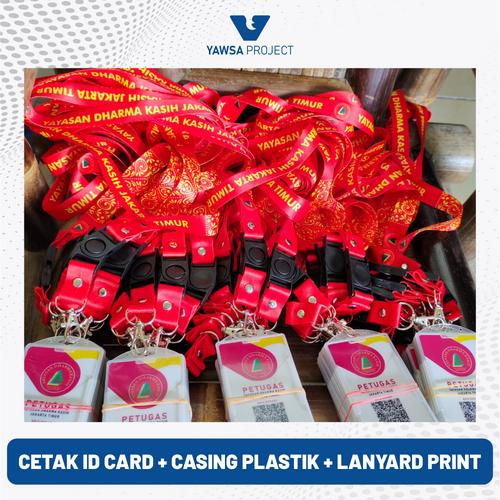 Jual Cetak Id Card + Casing Plastik + Lanyard Print (Full Color) - 1 ...