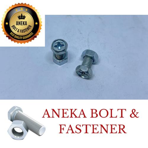 Jual [PAKET 50 PCS] Baut Aki Basah Bulat 5x10 Set Mur - Kota Bekasi ...