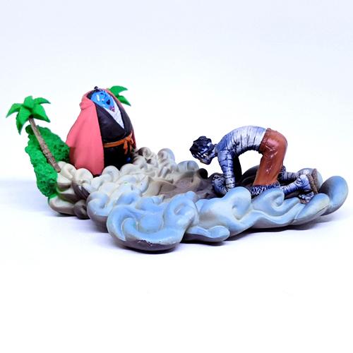 Jual One Piece Log Box Marineford Figure - Jinbei & Luffy (Pajangan ...