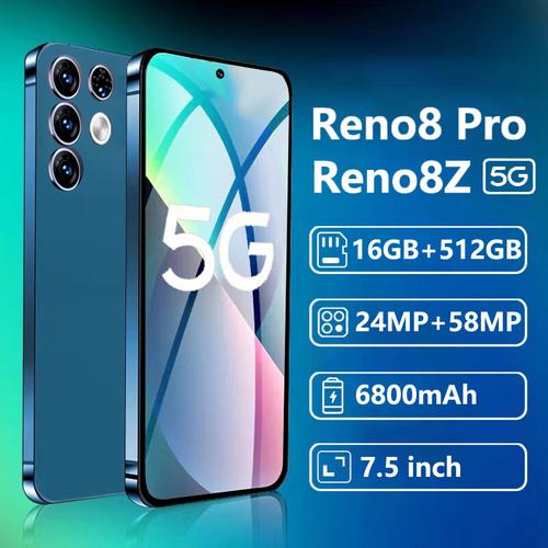 Jual 【 Bisa COD】Handphone Asli Reno 8 Pro 5G 7.5Inci Hp Smartphone ...