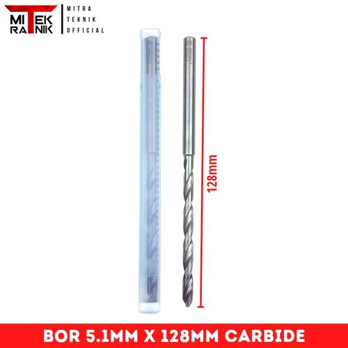 Jual Mata Bor 5.1mm Panjang 128mm Bor Carbide Untuk Baja - Kab. Kebumen ...