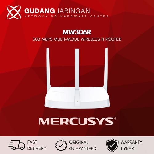 Jual MERCUSYS MW306R 300 Mbps Multi-Mode Wireless N Router - Jakarta ...