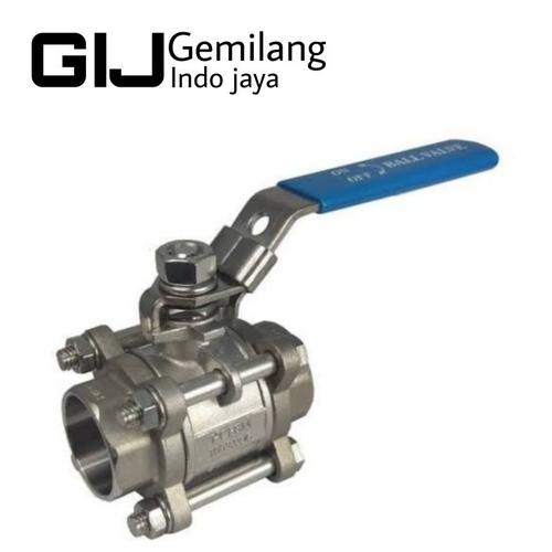 Jual Ball Valve Sankyo 3PC Body SS 316 1 1/2" Inch - Jakarta Barat - Gemilang Indo Jaya | Tokopedia