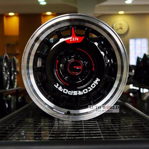 Jual Velg Zen Rally Evo Ring 16 PCD 4x100 4x114.3 ET 40 Gloss Black - Kota Bandung - autoworld ...