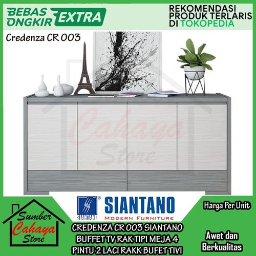 Jual [Kargo] BUFFET TV CREDENZA SIDEBOARD CR 003 SIANTANO RAK TIPI MEJA ...