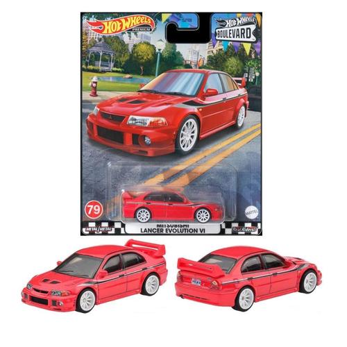 Promo Hot Wheels Mitsubishi Lancer Evolution VI Merah Boulevard R ...