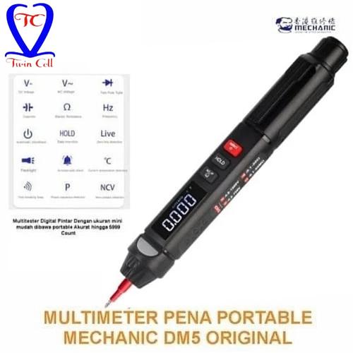 Jual MULTITESTER PEN MECHANIC DM5 AC DC MULTITESTER DIGITAL AVOMETER ...