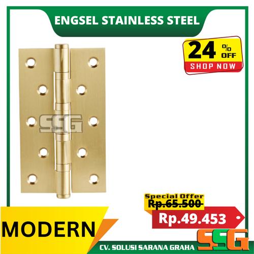 Jual Engsel Pintu MODERN / MDR 5x4 BB PVD Engsel Pintu - Kota Surabaya ...