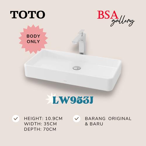 Jual WASHTAFEL MEJA TOTO LW953 / WASTAFEL CONSOLE LAVATORY TOTO LW 953 ...